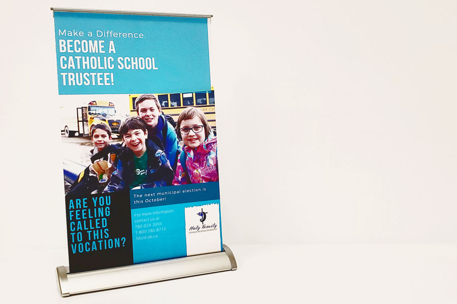 Table Top Retractable Banner Stands | Anvy Digital