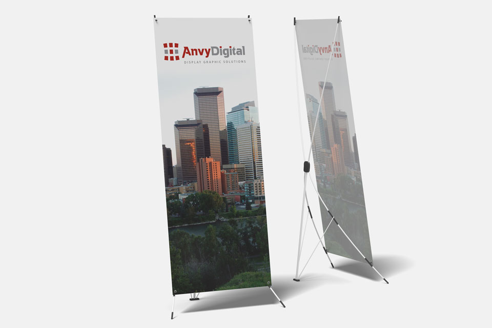 X Banner Stands | Anvy Digital